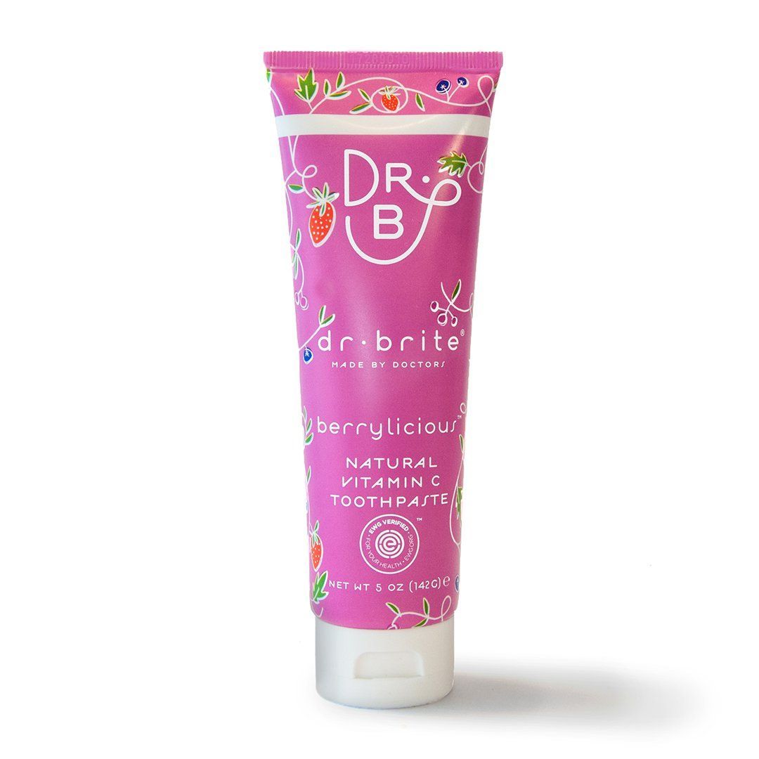 Dr. Brite Natural Berrylicious Toothpaste | Biological and safe for kids